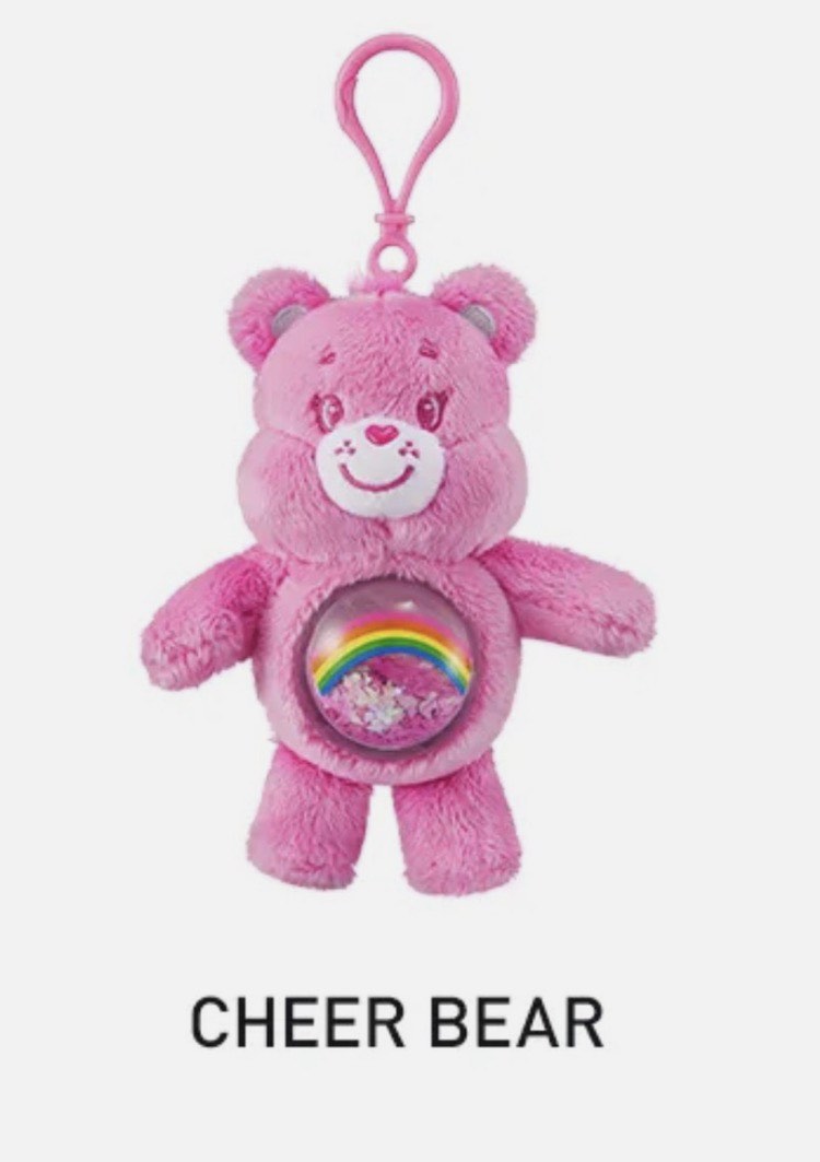 Care Bears Cheer Bear Clip-On Plush, Hobbies & Toys, Toys & Games on ...