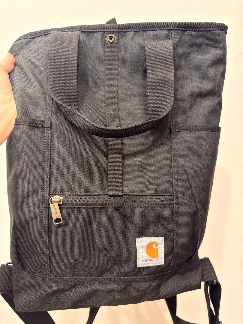 Carhartt Essentials Tote Backpack - Black, Men's Fashion, Bags ...