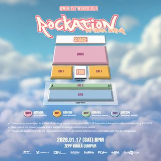 [CAT1 TICKET RM2XX each negotiable] QWER 1ST WORLD TOUR in Kuala Lumpur ...