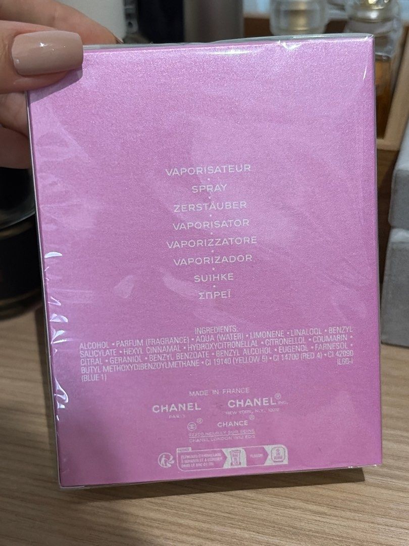 Chanel Chance Eau de Parfum 100ml, Beauty & Personal Care, Fragrance ...