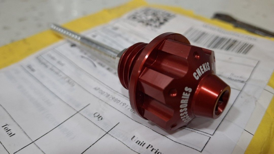 Honda ADV 150/160 Red Oil Dipstick, Motorcycles, Motorcycle Accessories ...