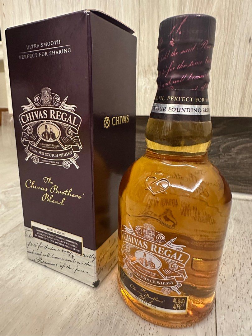 Chivas Regal The Chivas Brothers' Blend 12-year-old blended Scotch whisky 20cl Whiskey Brand NEW ...