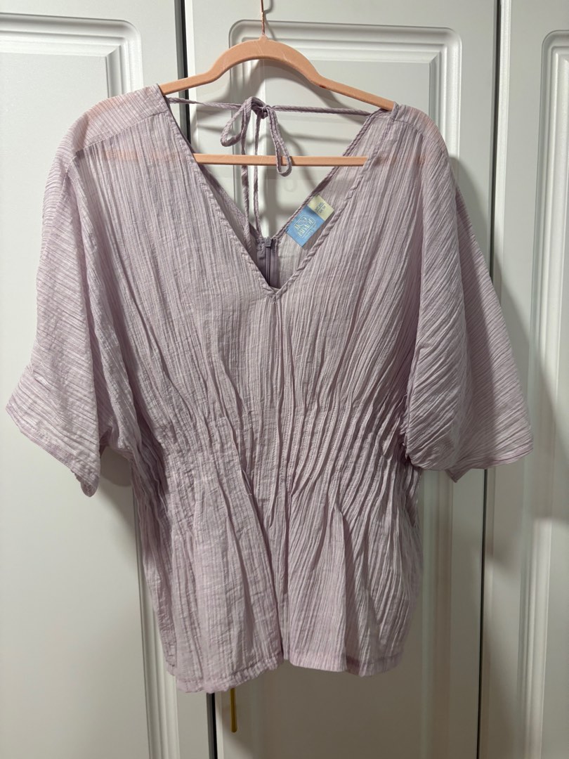 CLEO TOP - WISTERIA [BY MODPARADE], Women's Fashion, Tops, Blouses on ...