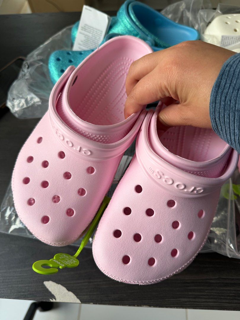 Crocs Classic Clogs - Pink Milk, Women's Fashion, Footwear, Flipflops ...