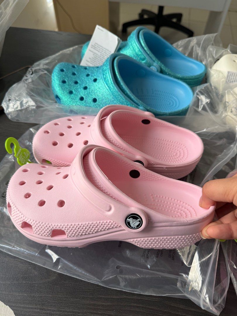Crocs Classic Clogs - Pink Milk, Women's Fashion, Footwear, Flipflops ...