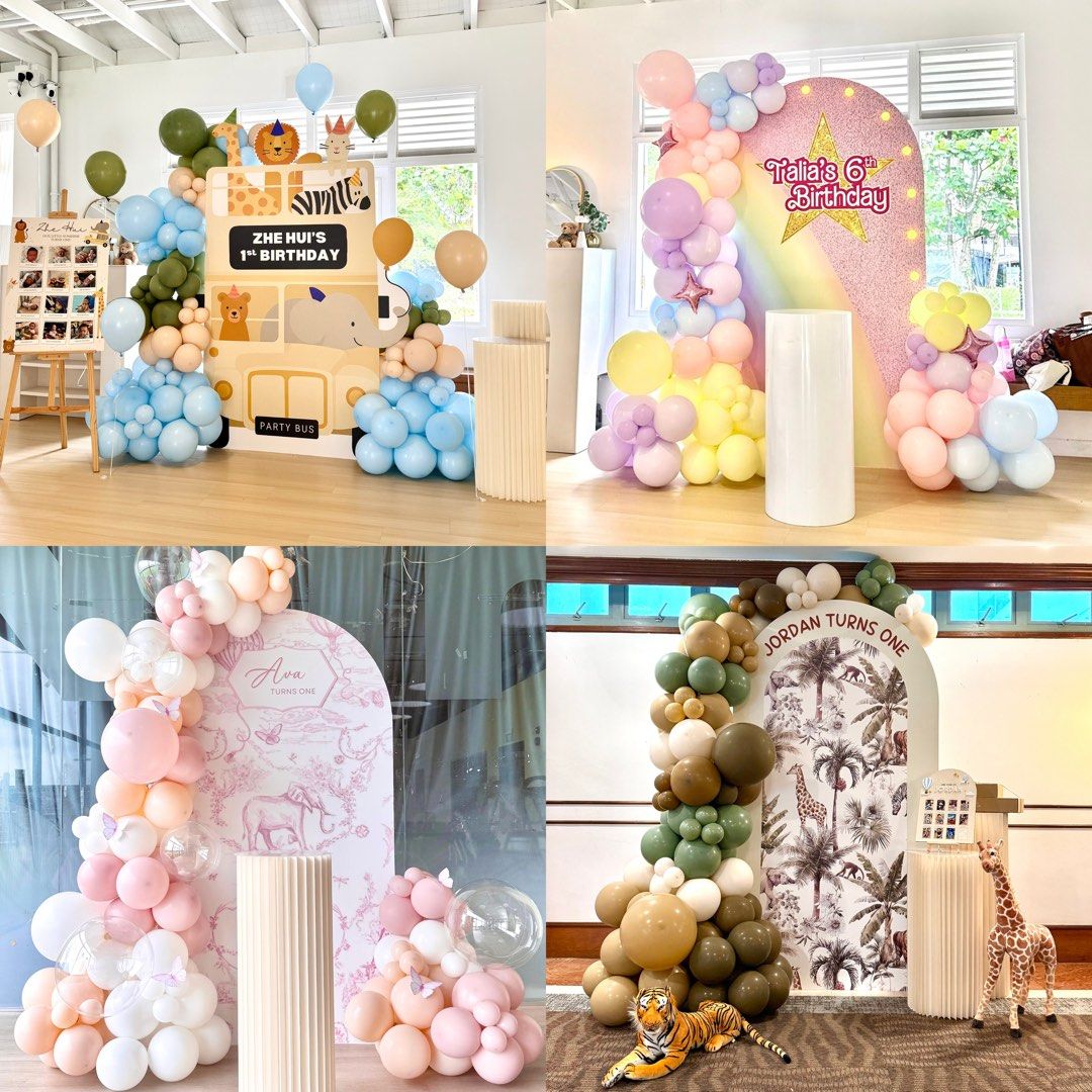 Fully Customised Balloon Backdrop | Decor | Birthday | Baby Shower ...