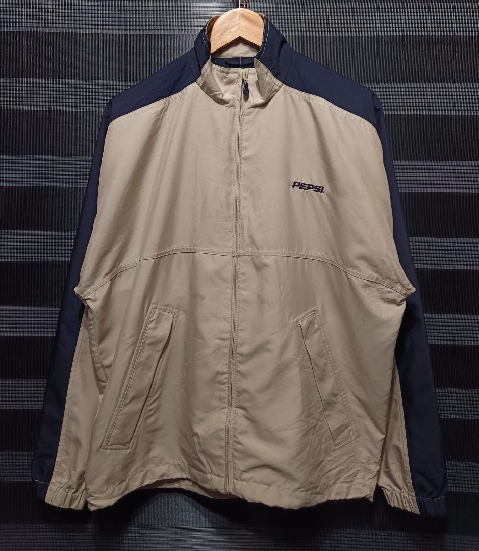 Cutter & Buck x Pepsi Embroidered Windbreaker Jacket, Men's Fashion ...