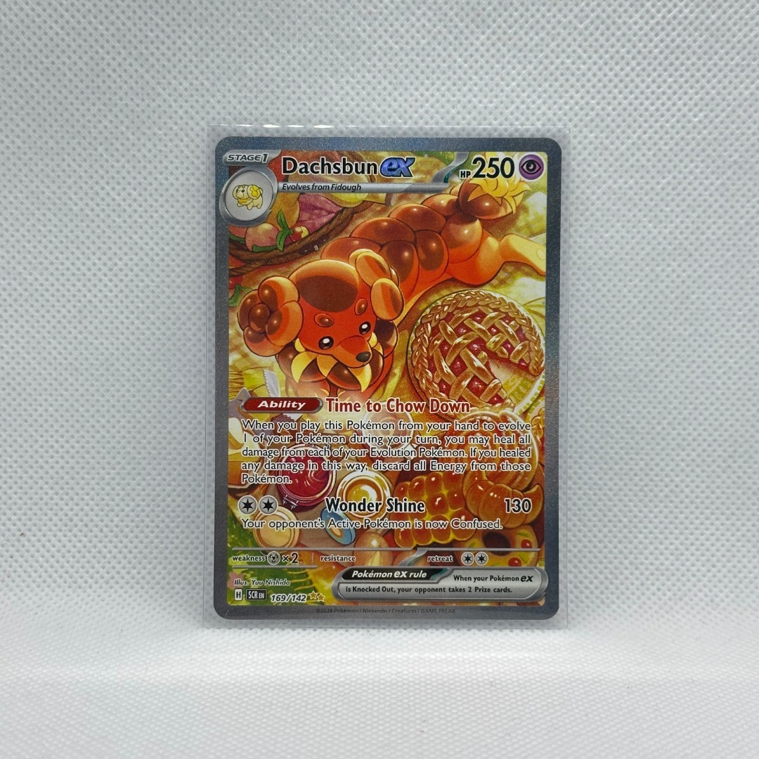 Dachsbun ex #169 Pokemon Stellar Crown SIR English Super Illustration ...