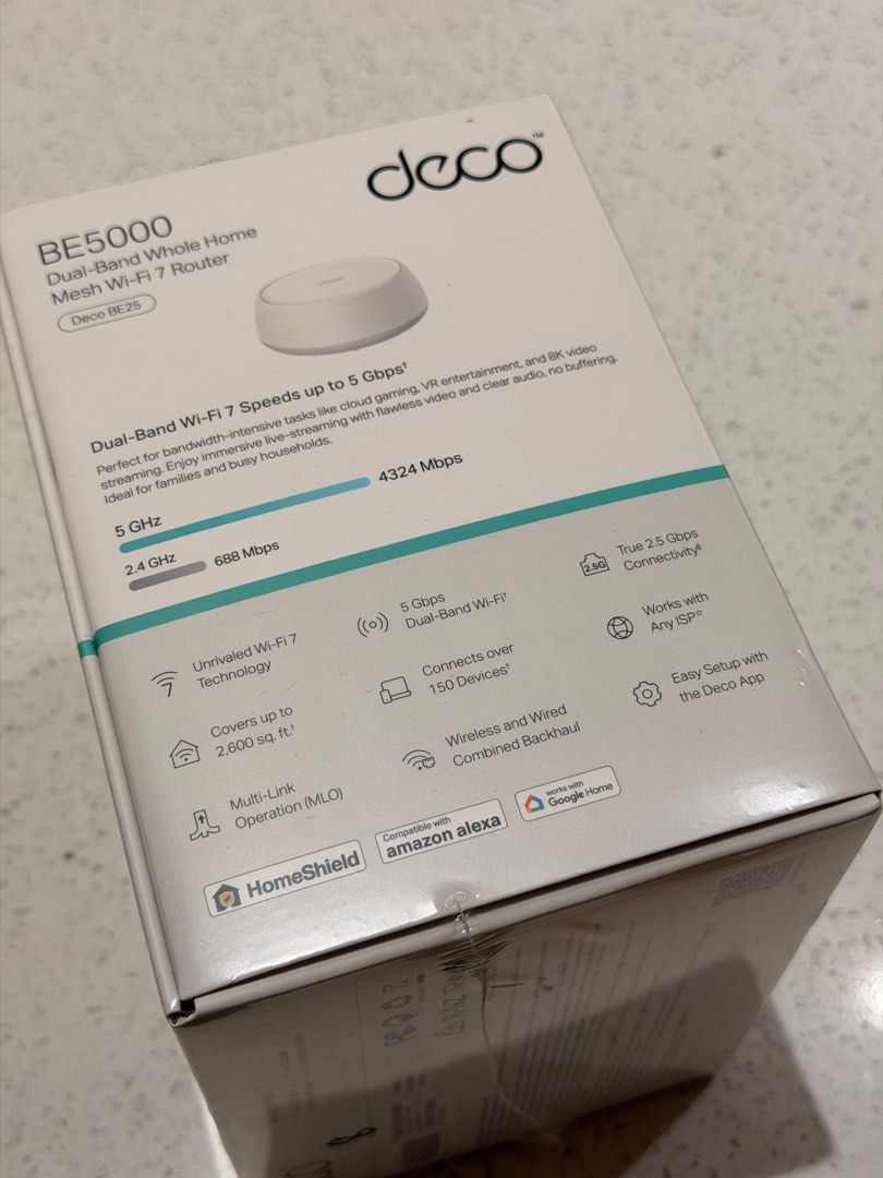 Deco BE5000 Wi-Fi 7 Mesh Router, Computers & Tech, Parts & Accessories ...