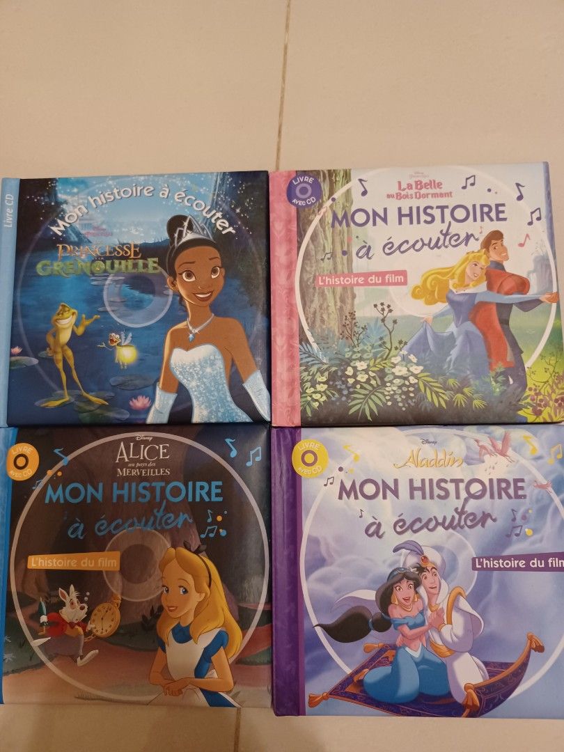 Disney French Story Books with CDs, Hobbies & Toys, Books & Magazines ...