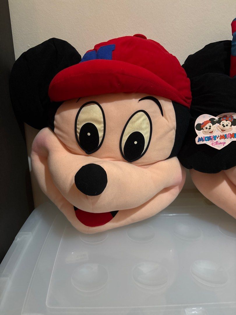 Disney Mickey & Minnie Mouse Plush Pillows, Hobbies & Toys, Toys ...