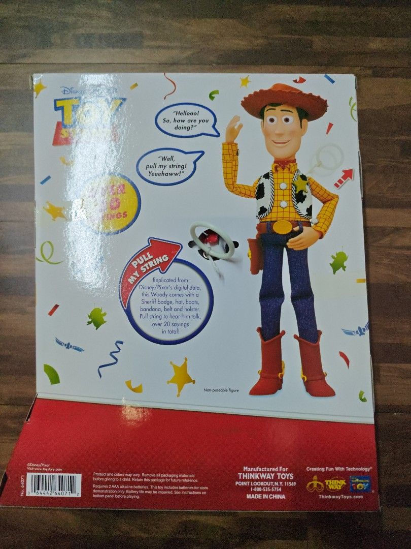 Disney Pixar Toy Story Woody Talking Action Figure, Hobbies & Toys ...