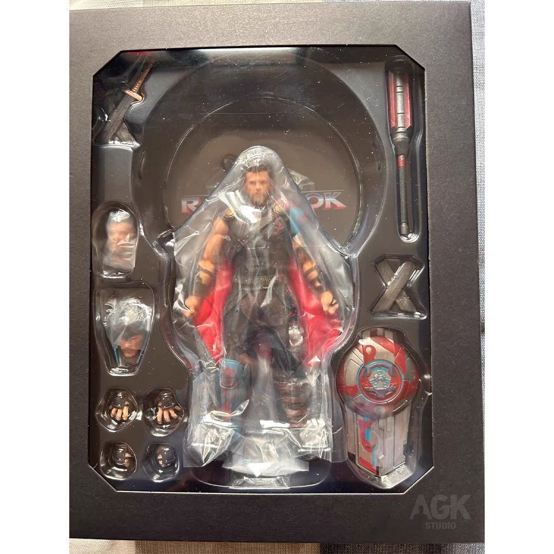[Displayed] Mezco 1/12 Thor Ragnarok and Hulk Set NOT hot toys, Hobbies ...