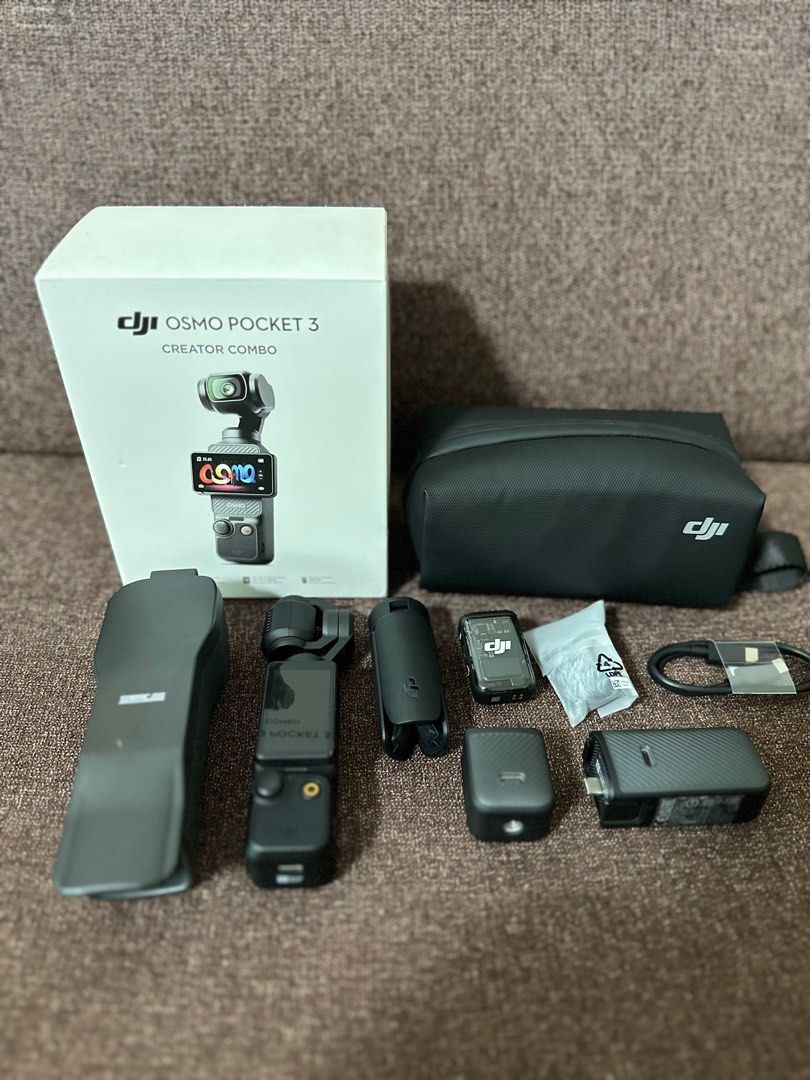 DJI OSMO POCKET 3 CREATOR COMBO LIKE NEW, Photography, Cameras on Carousell