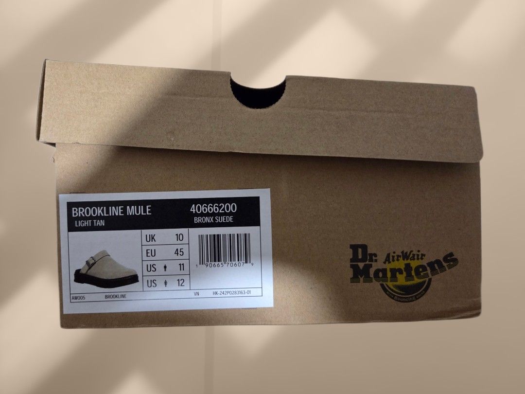 Dr. Martens Brookline Mule - Light Tan, Men's Fashion, Footwear ...