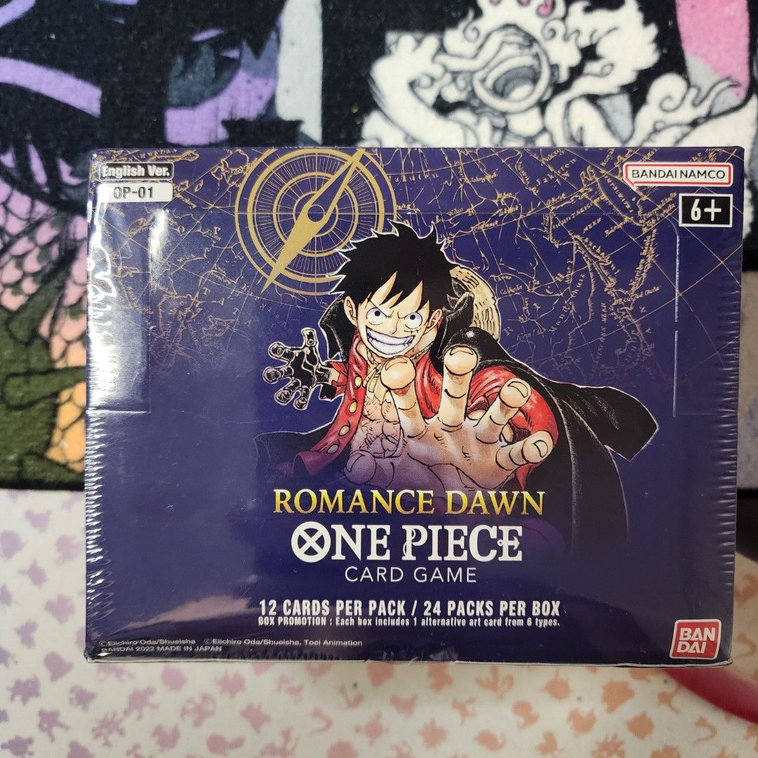 English One Piece Romance Dawn Booster Box(White Bottom), Hobbies ...