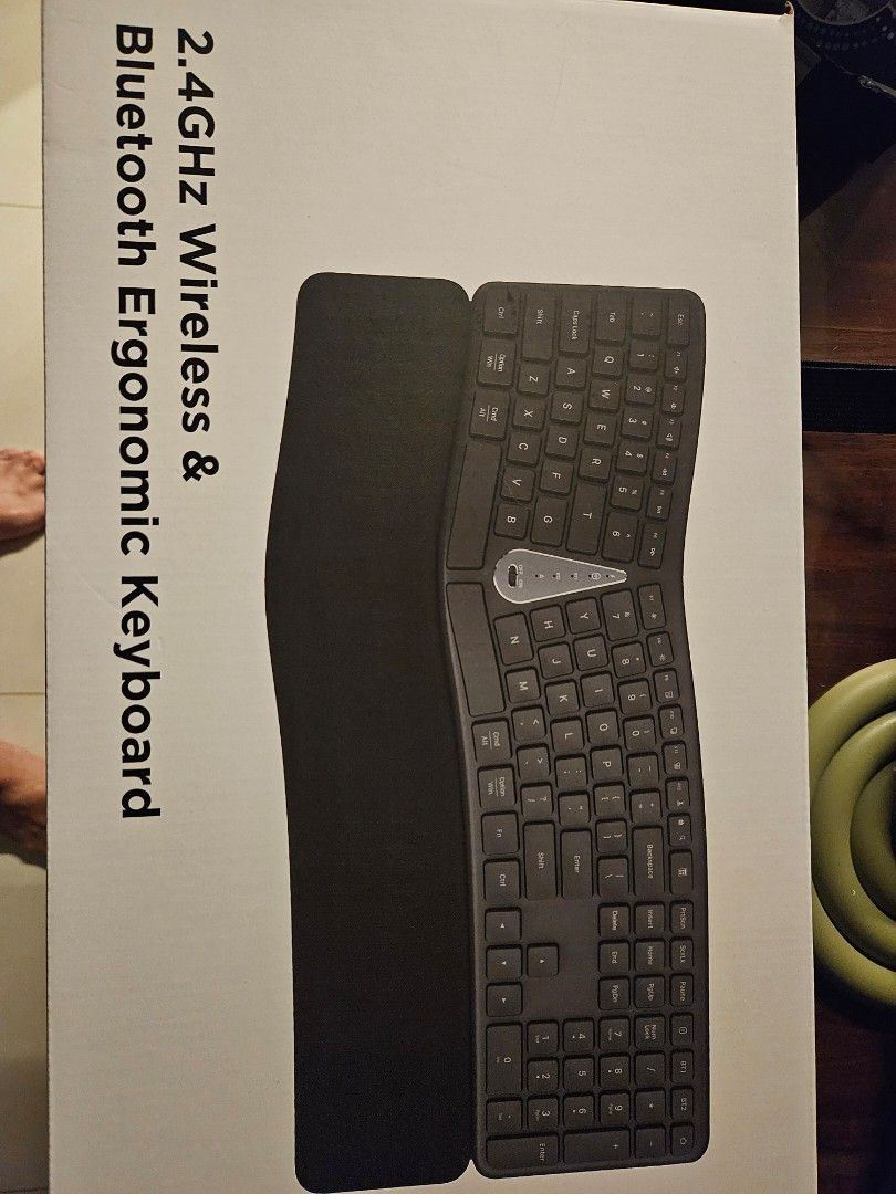 Ergonomic Wireless Keyboard, Computers & Tech, Parts & Accessories ...