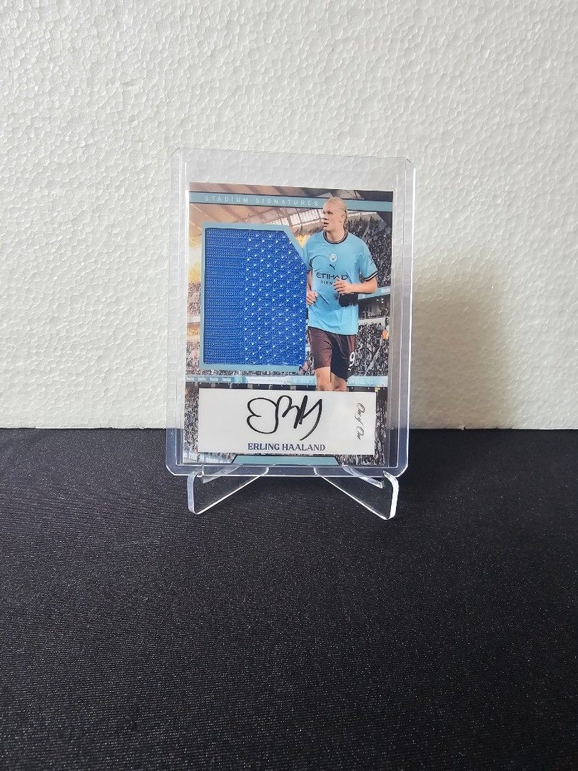 Erling Haaland Manchester City Autograph Card (CUSTOM CARD), Hobbies ...