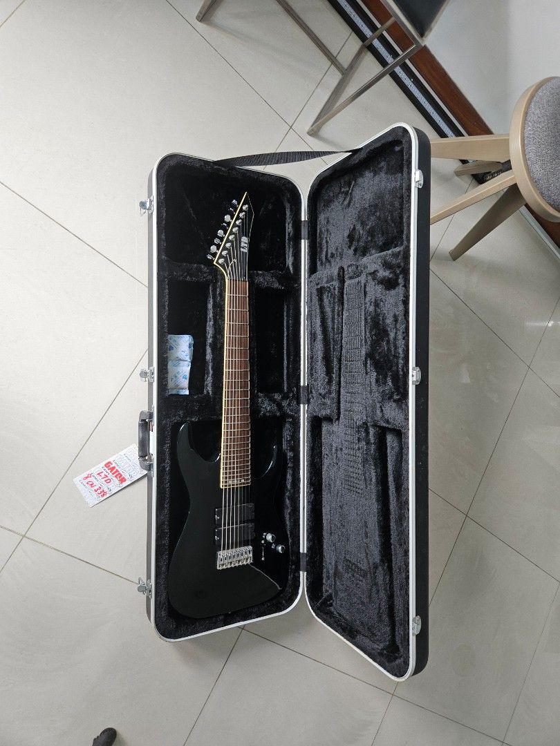 ESP LTD 8-String Electric Guitar with Case, Hobbies & Toys, Musical ...