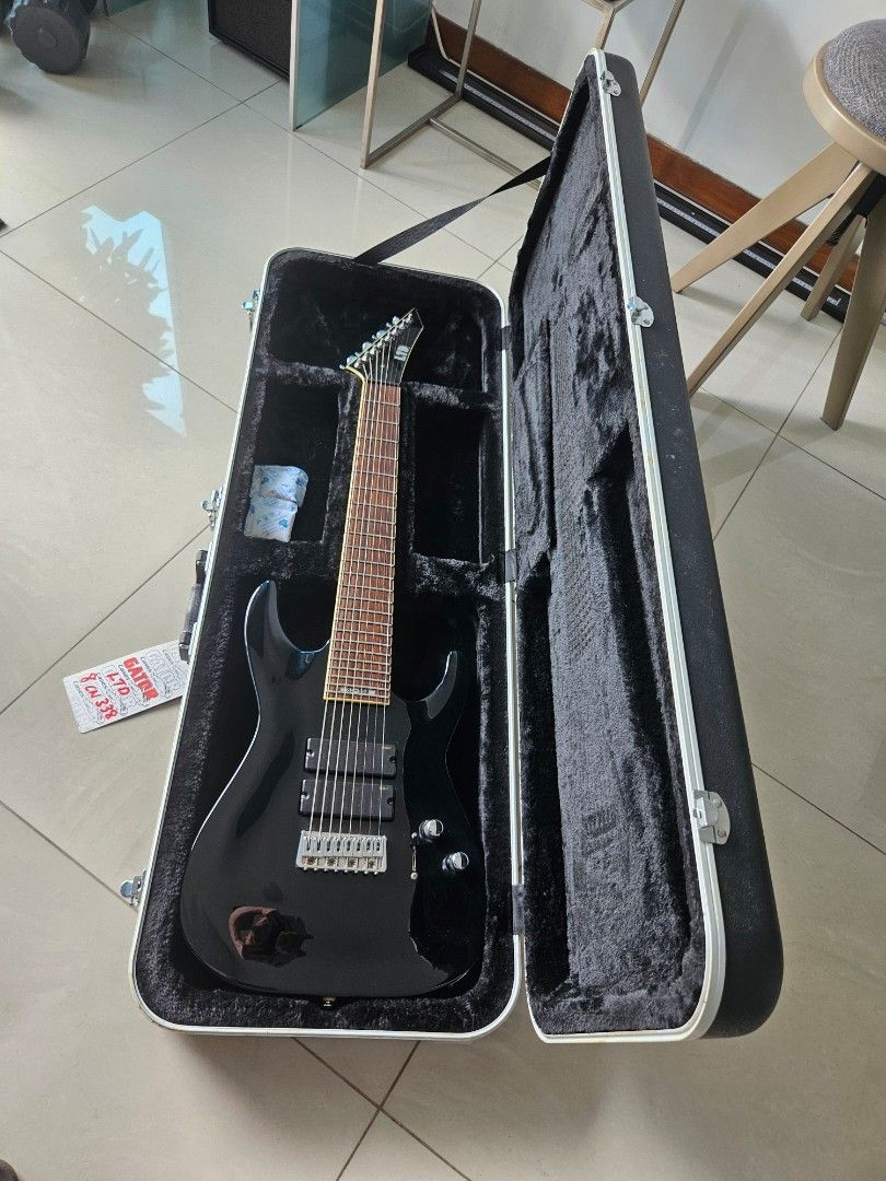 ESP LTD 8-String Electric Guitar with Case, Hobbies & Toys, Musical ...