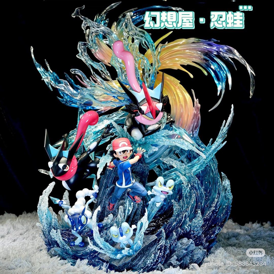 fantasy studio Pokemon Ash & Greninja hidden edition GK resin statue ...