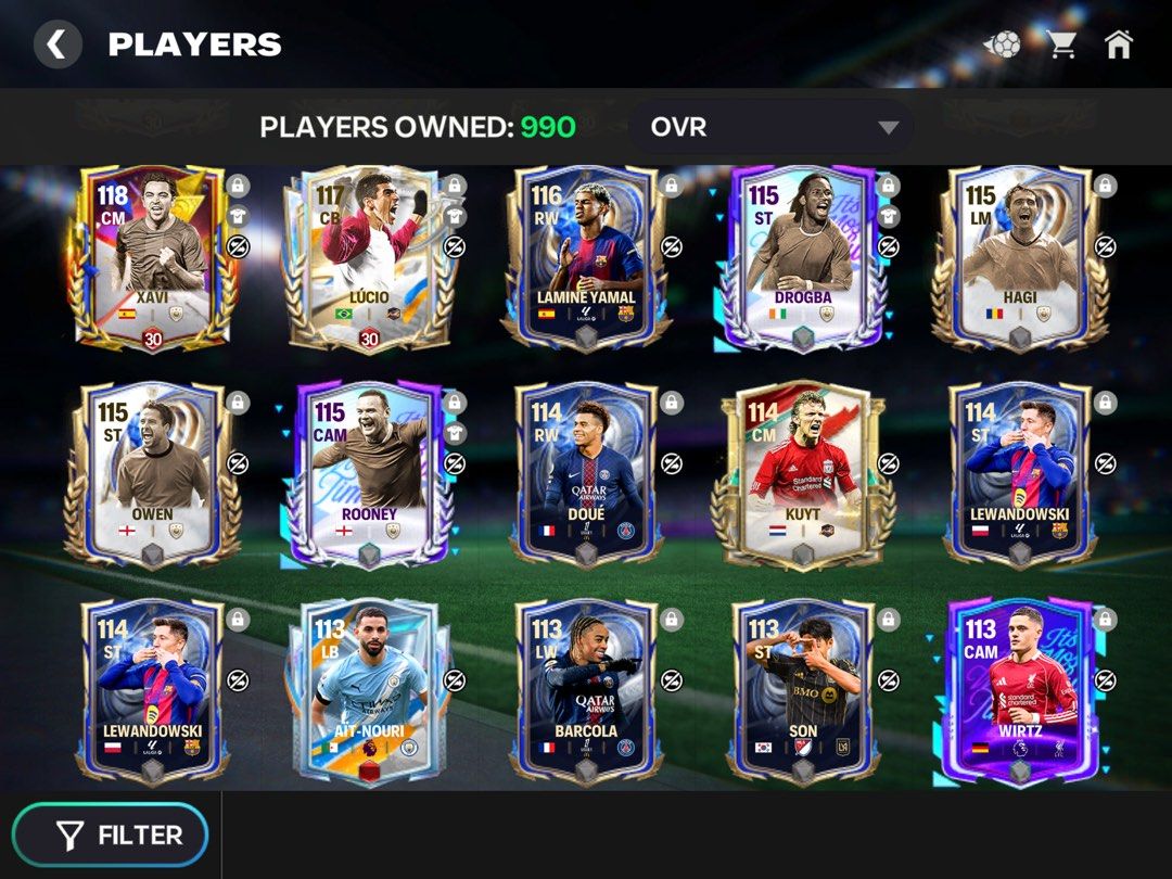 FC Mobile Account 120 OVR, Video Gaming, Gaming Accessories, Game Gift ...