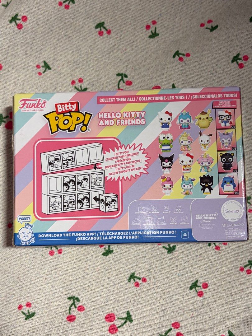 Funko Bitty Pop! Hello Kitty and Friends 4-Pack, Hobbies & Toys, Toys ...
