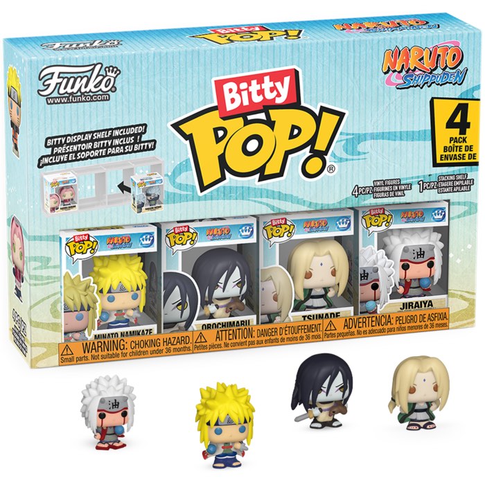 Funko Bitty Pop! Naruto: Shippuden - Tsunade, Minato Namikaze ...