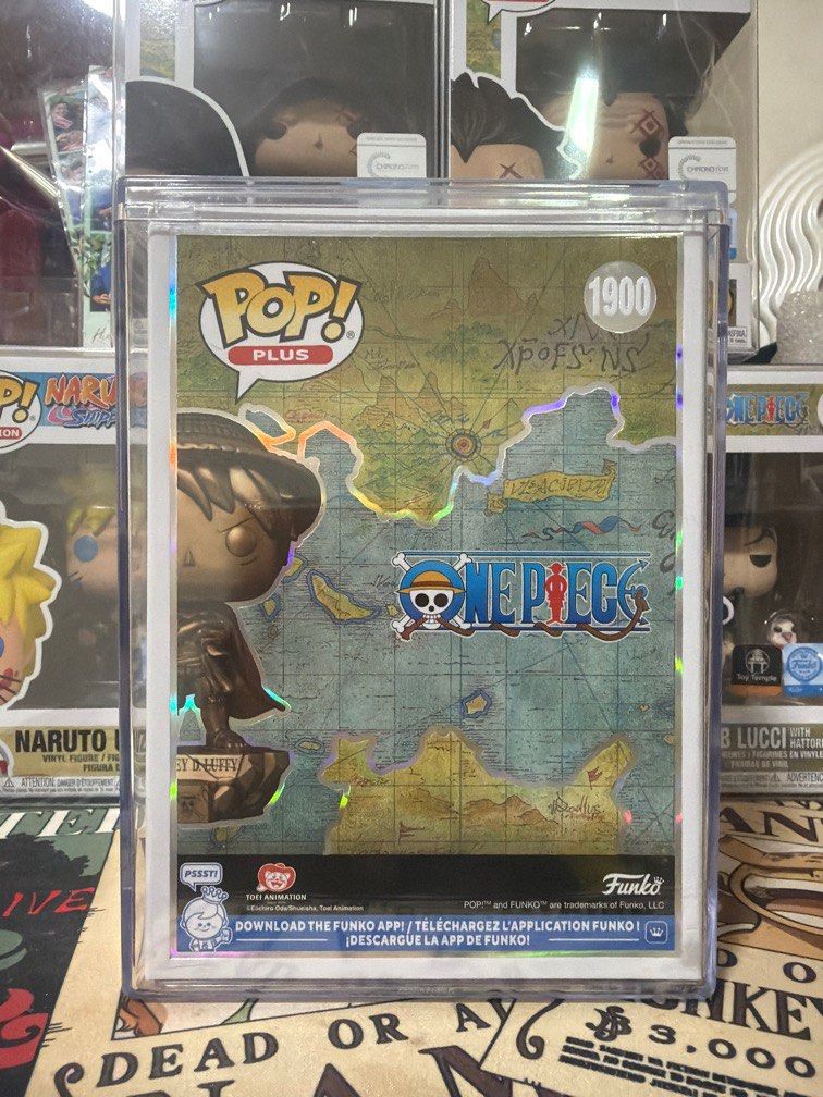 Funko Pop! Animation One Piece Monkey D Luffy Bronze Statue 25th ...