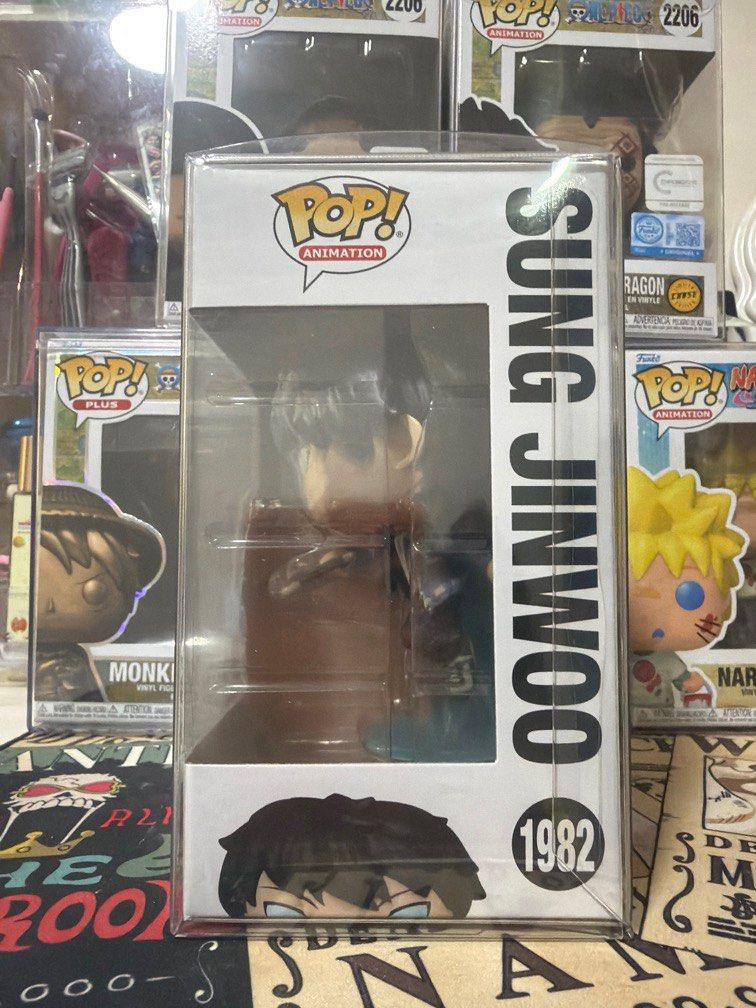 Funko Pop! Animation Solo Leveling Sung Jinwoo CHASE #1982, Hobbies ...