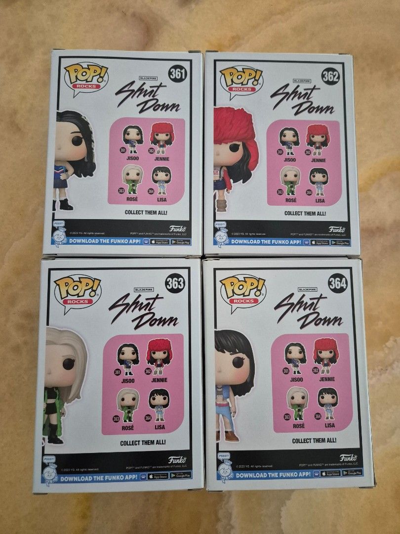 Funko Pop! Rocks BLACKPINK Shut Down Figures, Hobbies & Toys, Toys ...
