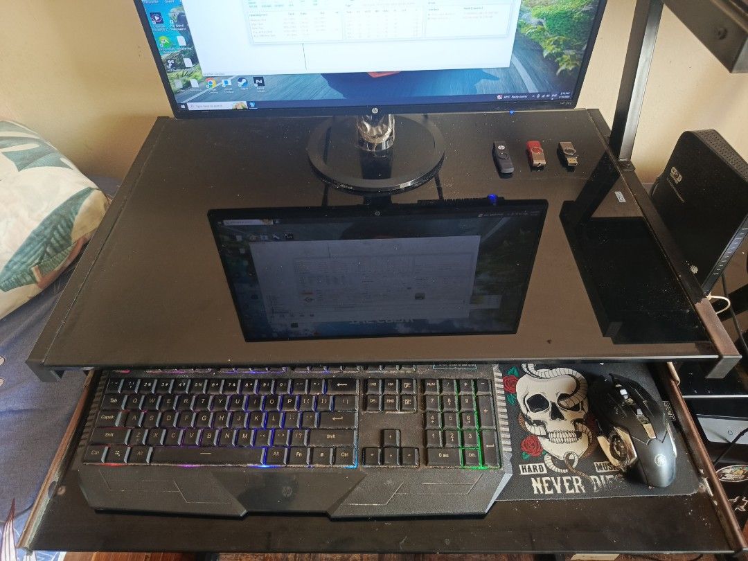 Gaming PC Setup with Monitor, Keyboard, and Mouse, Computers & Tech ...