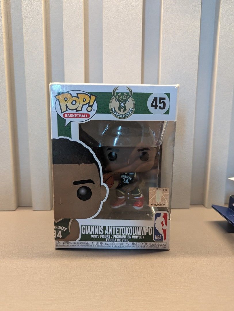 Giannis Antetokounmpo Funko Pop #45, Hobbies & Toys, Memorabilia ...
