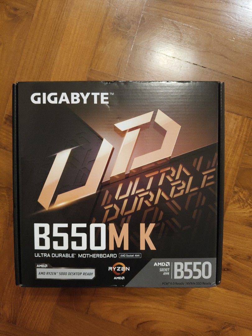 Gigabyte B550M K Ultra Durable Motherboard, Computers & Tech, Parts ...