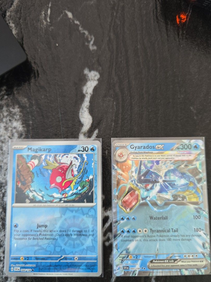 Gyarados EX & Magikarp Pokemon Cards, Hobbies & Toys, Toys & Games on ...
