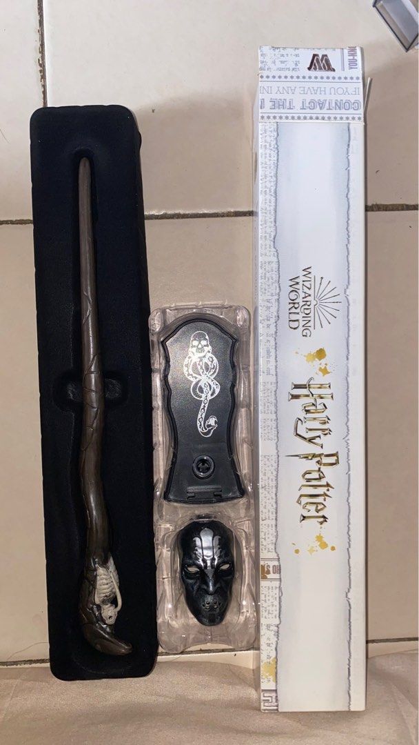 Harry Potter Death Eater Wand with Display, Hobbies & Toys, Toys ...