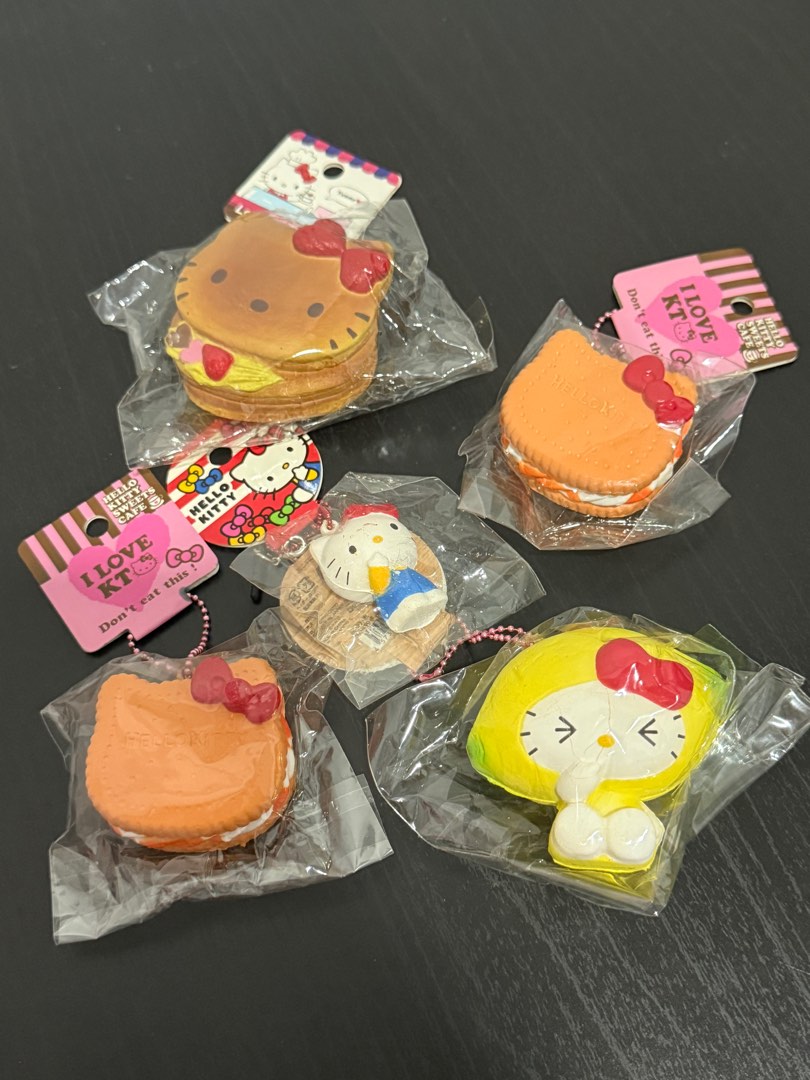Hello Kitty set squishy, Hobbies & Toys, Toys & Games on Carousell