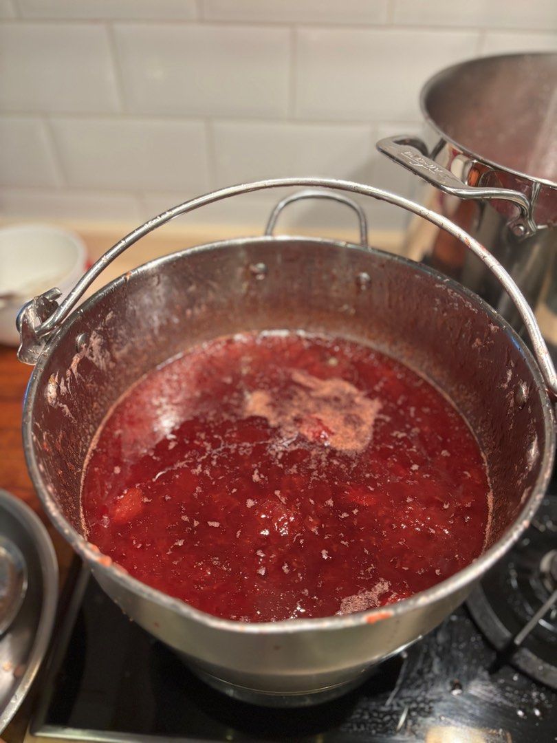 Homemade Strawberry Jam - 400g, Food & Drinks, Homemade Bakes on Carousell