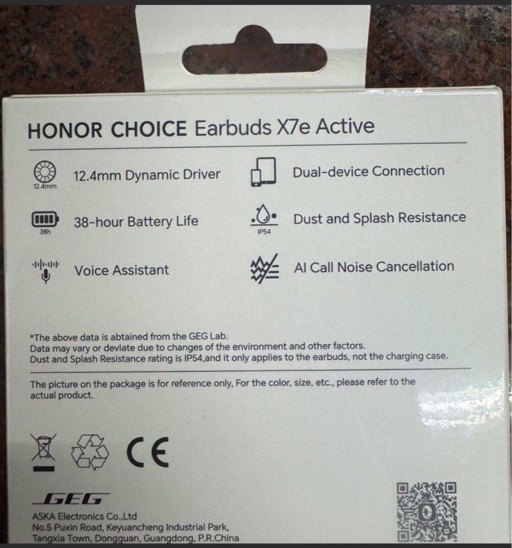 HONOR CHOICE Earbuds X7e Active - Brand New, Audio, Earphones on Carousell