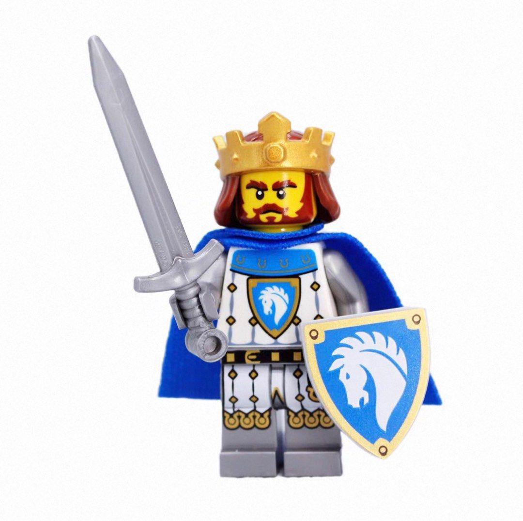 Lego Horse Knight King Minifigure - cas592, Hobbies & Toys, Toys ...