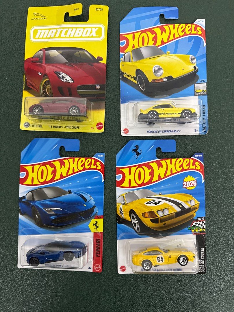 Hot Wheels Ferrari , Porsche & Matchbox jaguar Diecast Cars, Hobbies ...