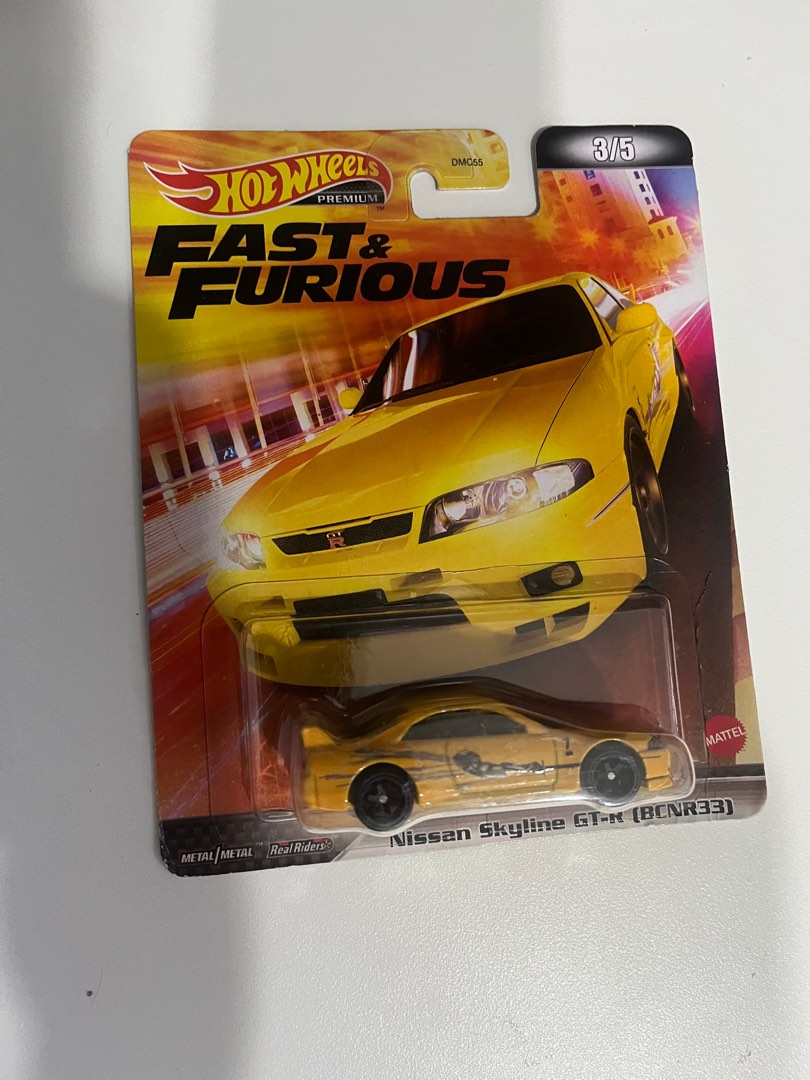 Hot Wheels Fast & Furious Nissan Skyline GT-R (BCNR33), Hobbies & Toys ...