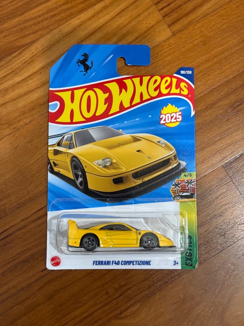 Hot Wheels Ferrari F40 Competizione Yellow, Hobbies & Toys, Toys ...