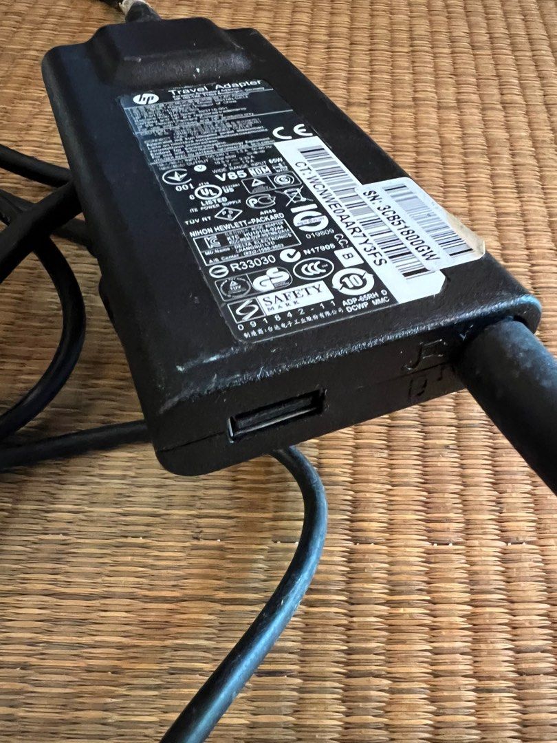 HP Laptop Travel Adapter, Computers & Tech, Parts & Accessories, Cables ...