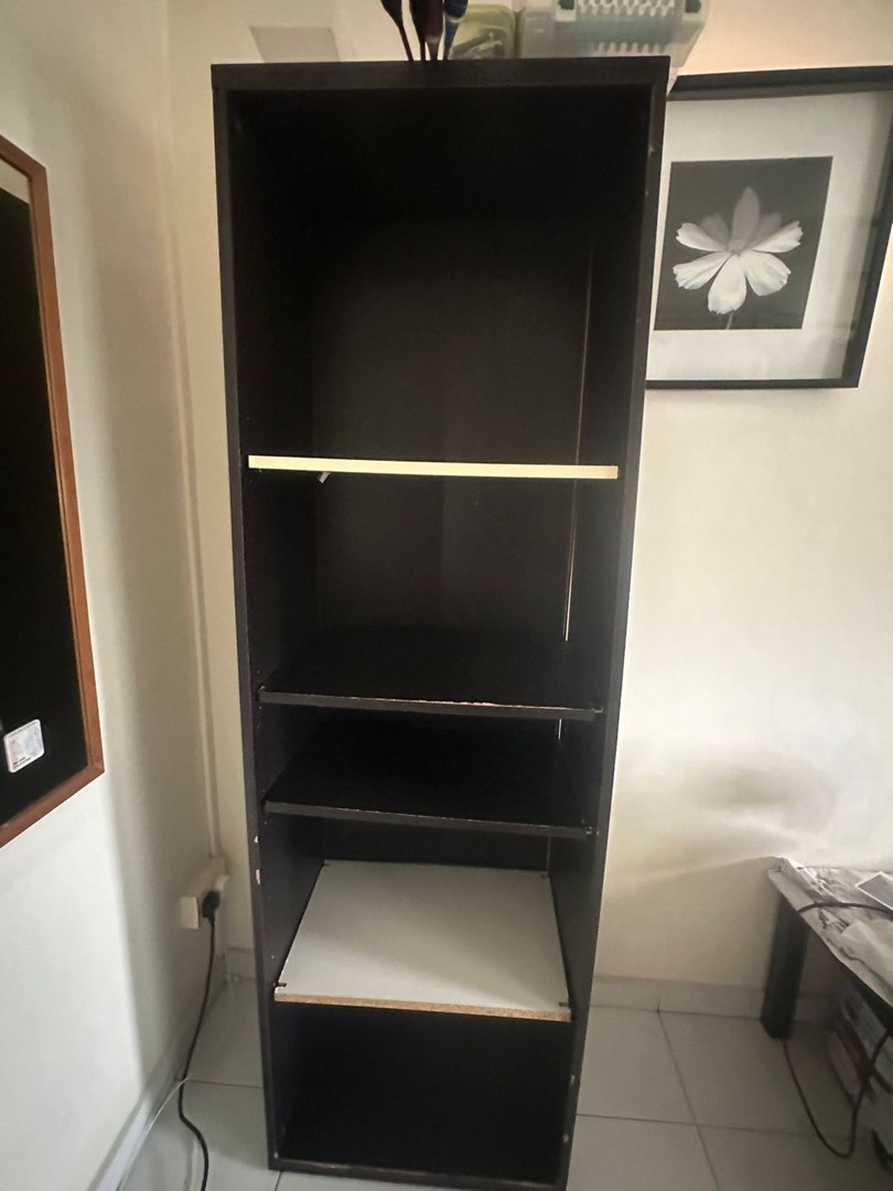 IKEA BILLY Black Bookshelf - 5 Tier, Furniture & Home Living, Furniture ...