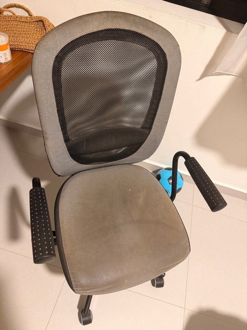 Ikea Office Chair - Mesh Back, Furniture & Home Living, Furniture ...