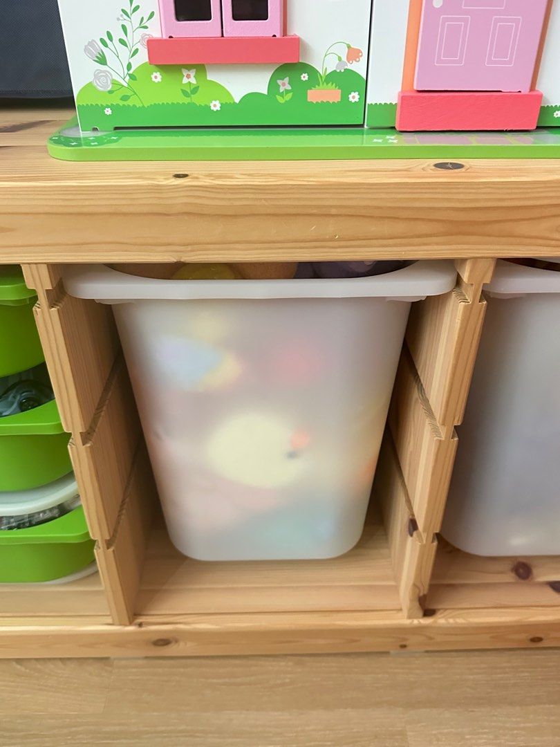 IKEA TROFAST Storage Unit with Bins, Furniture & Home Living, Furniture ...