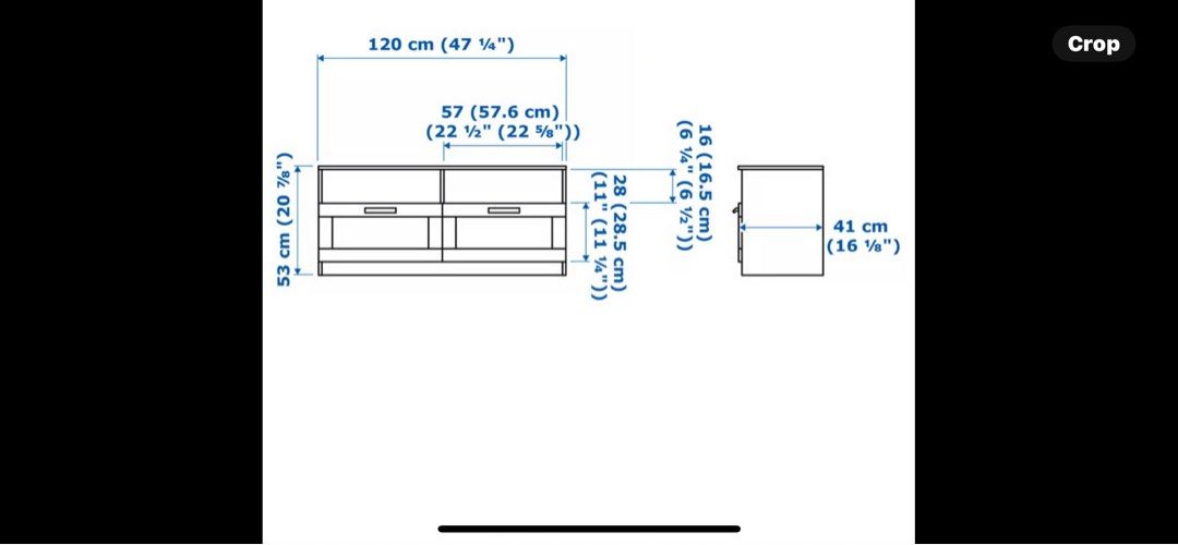 IKEA TV Console - Black, Furniture & Home Living, Furniture, TV ...