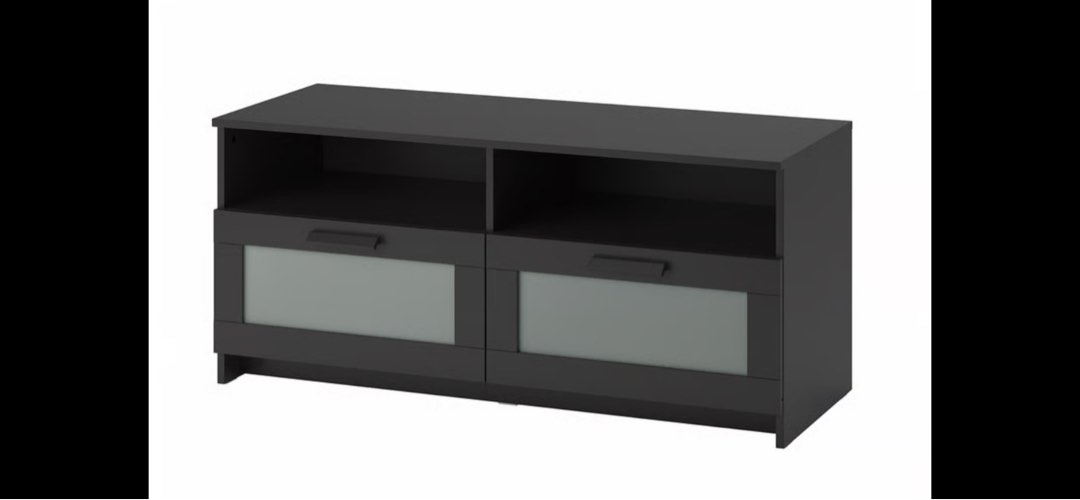 IKEA TV Console - Black, Furniture & Home Living, Furniture, TV ...