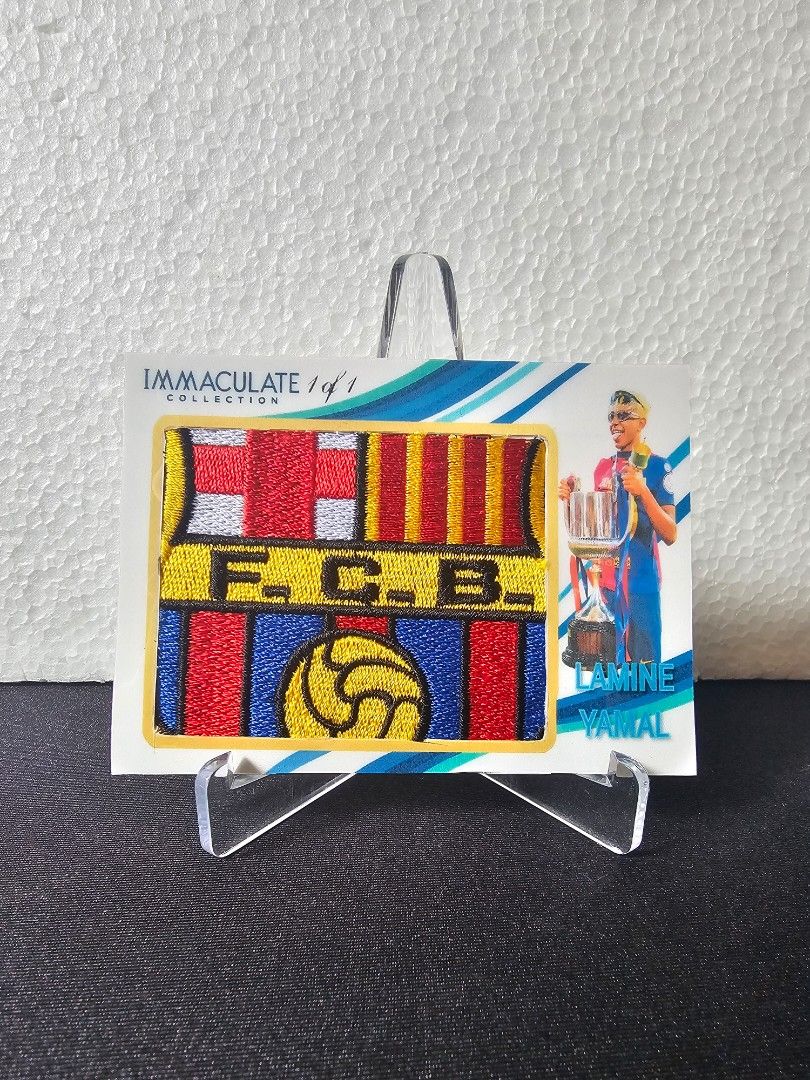 Immaculate Lamine Yamal Jumbo Patch Autograph Card (CUSTOM CARD ...